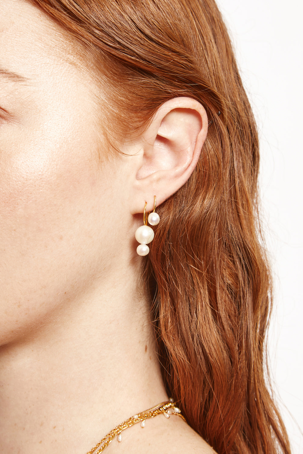 Diem Drop Earrings Mini Gold – Chan Luu