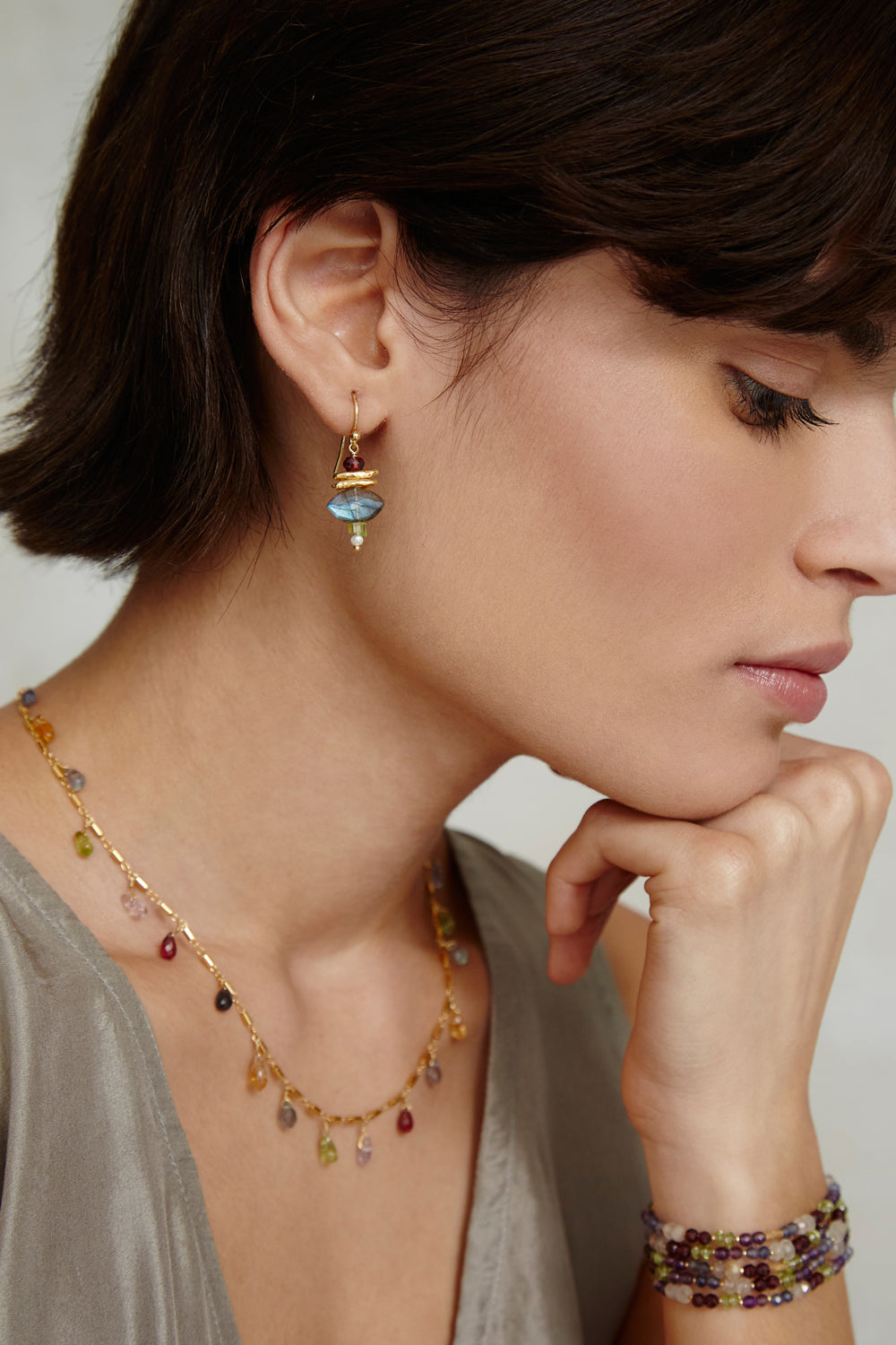 Lisbeth Drop Earrings Multi Mix – Chan Luu