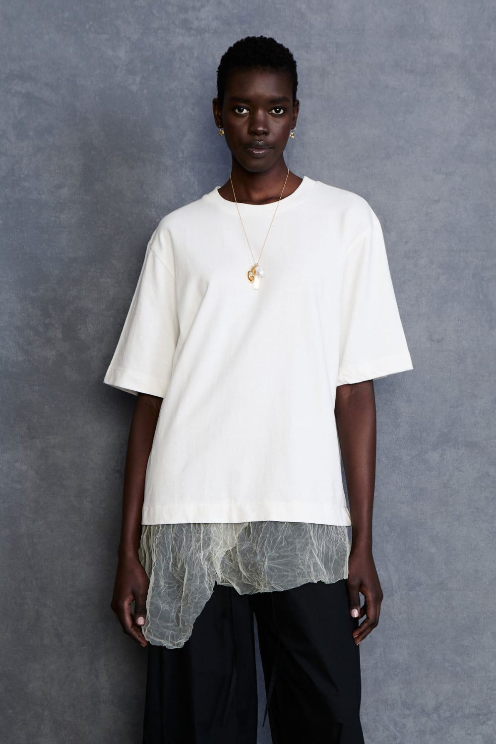 Constance T-Shirt White – Chan Luu