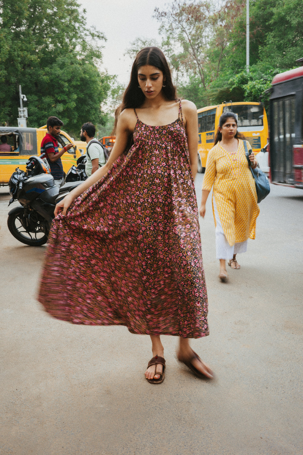 Bernadette Dress Sachet Pink – Chan Luu